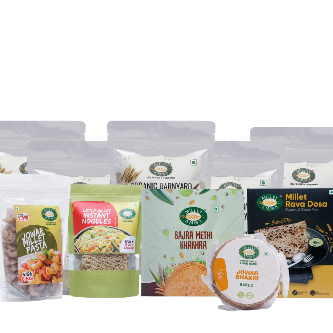 Millet Amm Diabetic Friendly Millet Combo No. 3 - Siridhanya Rava Comb ...