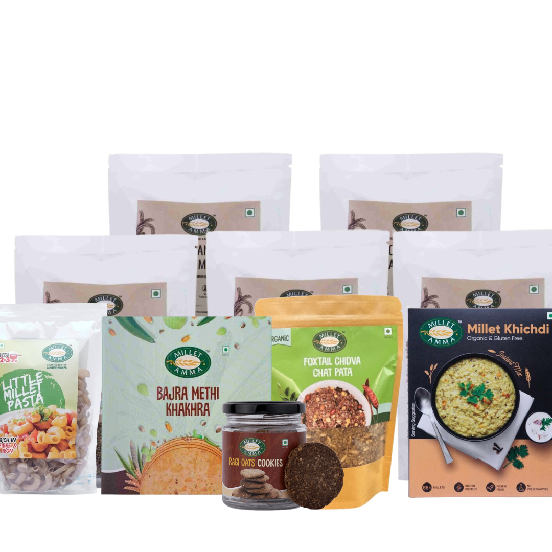 Millet Amma NutriEssence Combo 1 - Siridhanya Grain Combo of 500gram E