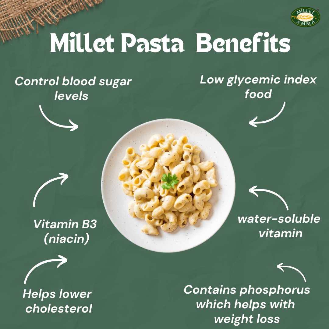 Little Millet Pasta 180gm – Millet Amma