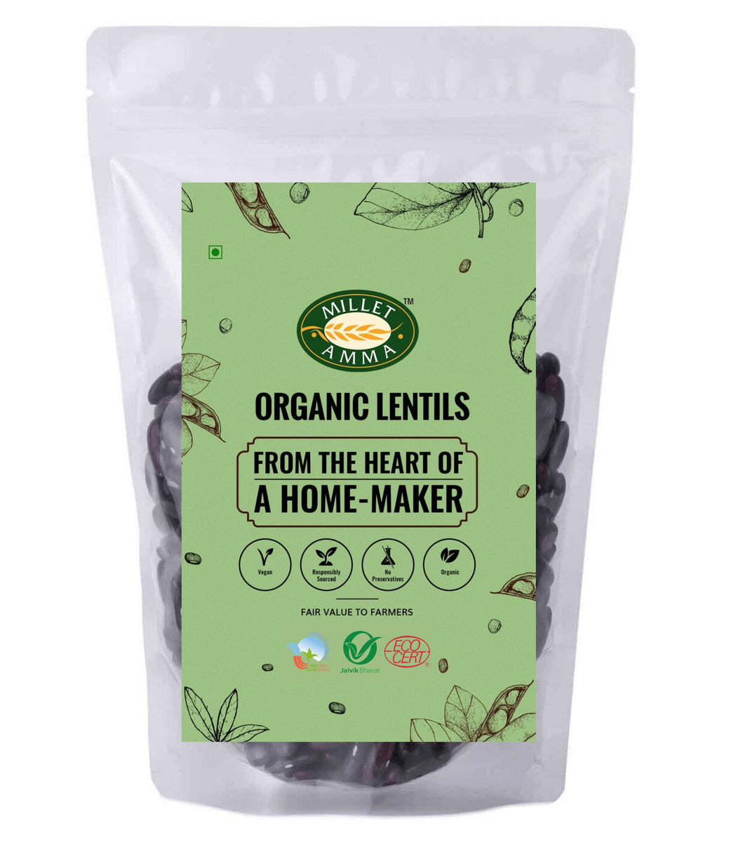 Rajma Red Organic 500gm | Organic Lentils – Millet Amma