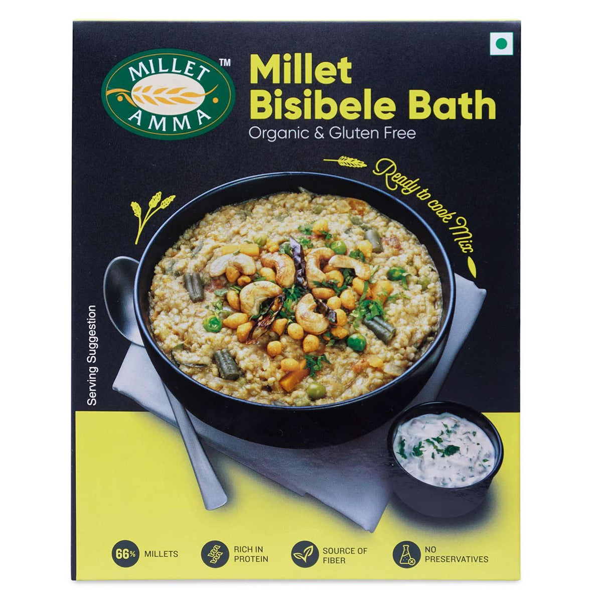 Millet Bisibele Bath Mix Organic 250gm – Millet Amma