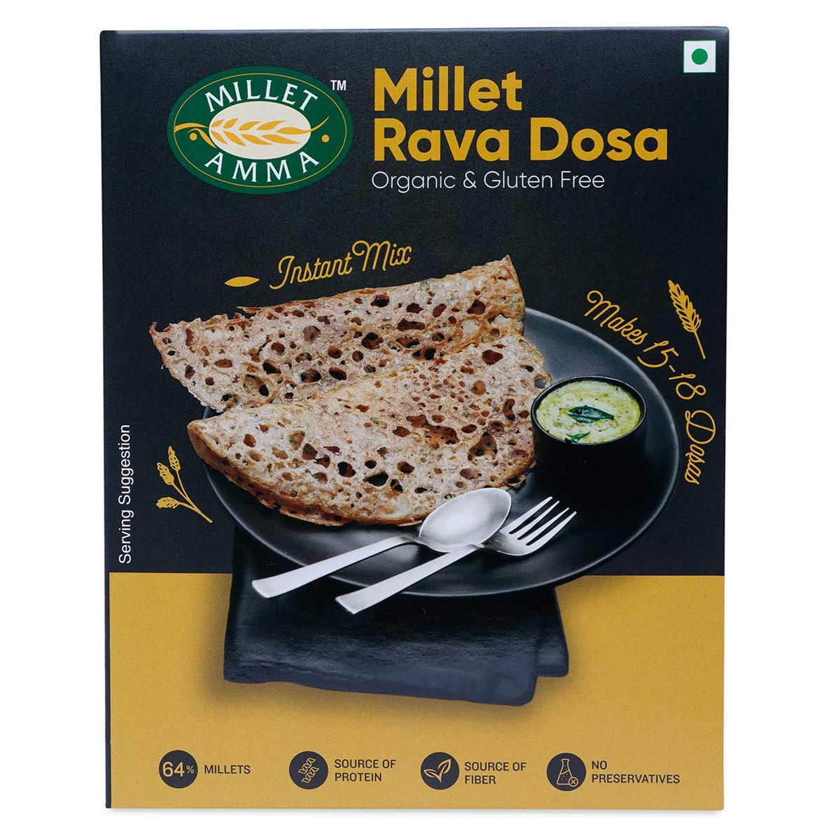 Millet Rava Dosa Mix Organic 250gm – Millet Amma